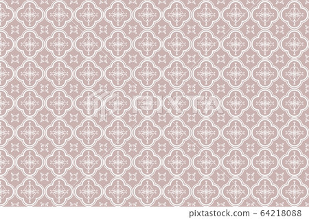 Pink moroccan pattern - Stock Illustration [64218088] - PIXTA