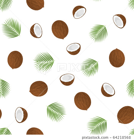 Seamless pattern with cartoon detailed brown - Stock Illustration ...