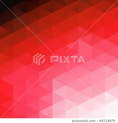 Red Grid Mosaic Background, Creative Design - Stock Illustration ...
