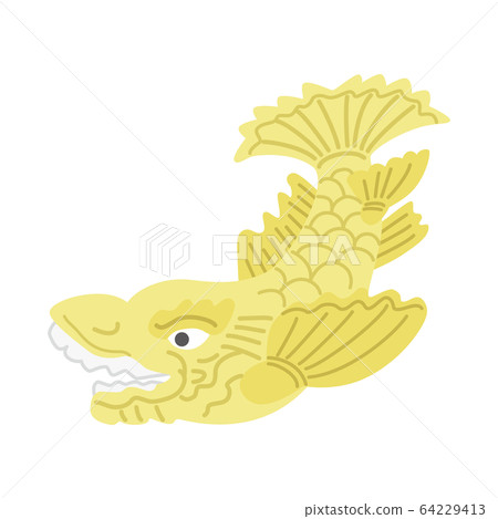 Shachihoko illustration - Stock Illustration [64229413] - PIXTA