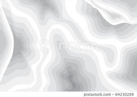 Paper art monochrome abstract template mirage - Stock Illustration ...