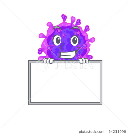 Smiley alpha coronavirus cartoon character... - Stock Illustration ...