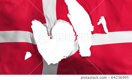 Ragged Denmark flag - Stock Illustration [64236995] - PIXTA