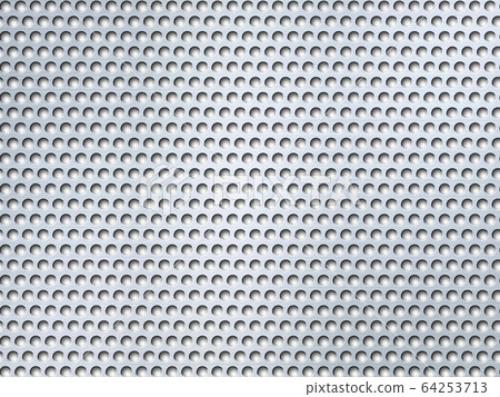 Perforated metal (silver) - Stock Illustration [64253713] - PIXTA