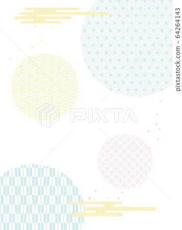 japanese pattern, circle, round - Stock Illustration [64264143] - PIXTA