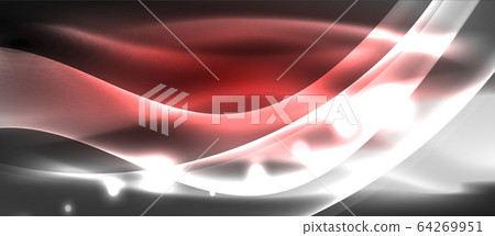 Abstract background. Shiny design neon waves... - Stock Illustration ...