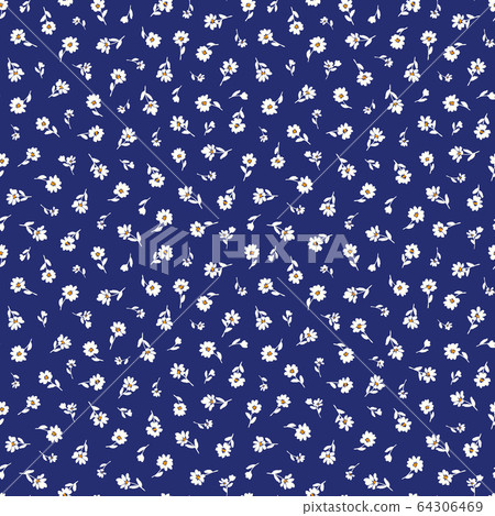Liberty style small flower pattern, - Stock Illustration [64306469] - PIXTA