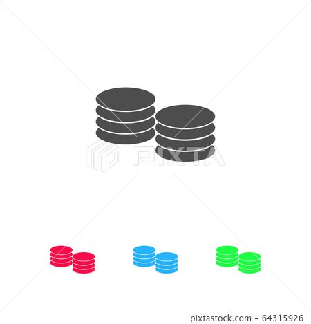 Penny icon flat. - Stock Illustration [64315926] - PIXTA