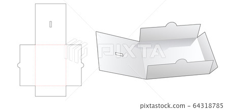 Folder die cut template-插圖素材 [64318785] - PIXTA圖庫