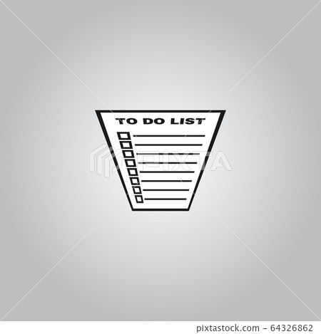 to do list template icon. logo vector illustration - Stock Illustration ...
