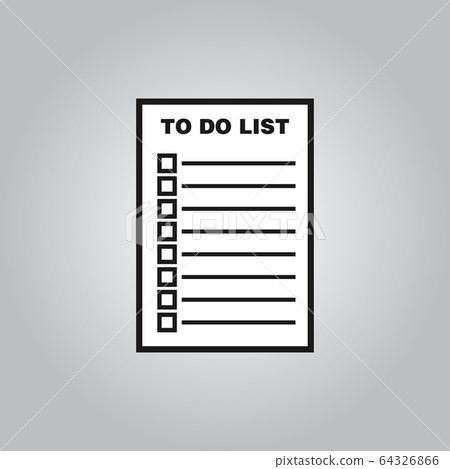to do list template icon. logo vector illustration - Stock Illustration ...
