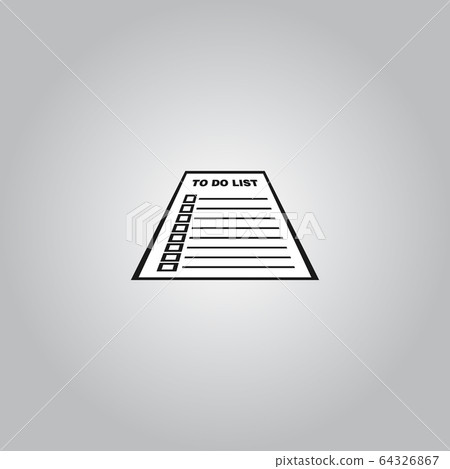 to do list template icon. logo vector illustration - Stock Illustration ...