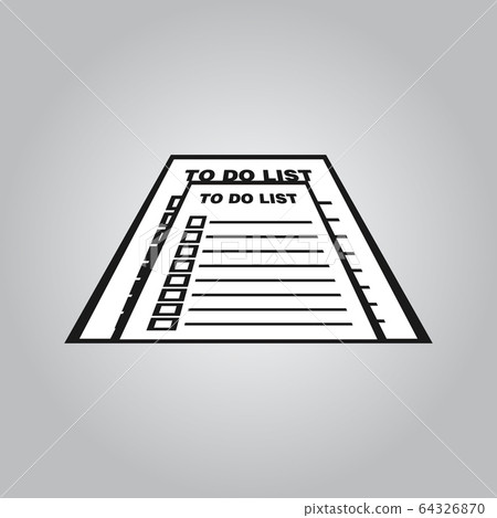 to do list template icon. logo vector illustration - Stock Illustration ...