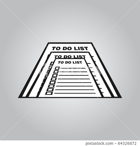 to do list template icon. logo vector illustration - Stock Illustration ...