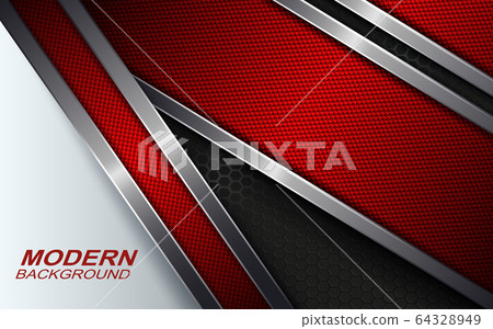 Background with a white corner. Textural red...-插圖素材 [64328949] - PIXTA圖庫