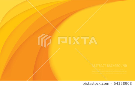 yellow curve background vector illustration EPS10 - Stock Illustration ...