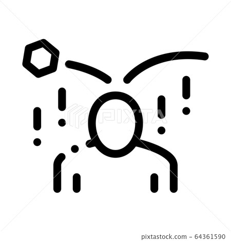 collapse of criticism per person icon vector...-插圖素材 [64361590] - PIXTA圖庫