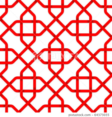 Red abstract geometrical seamless pattern - Stock Illustration ...
