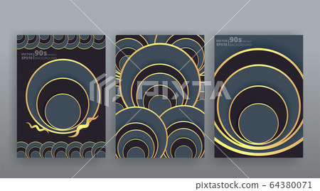 Chaos abstract geometric covers design. Cool - Stock Illustration ...