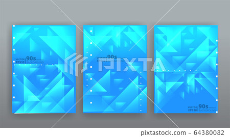 Chaos abstract geometric covers design. Cool - Stock Illustration ...