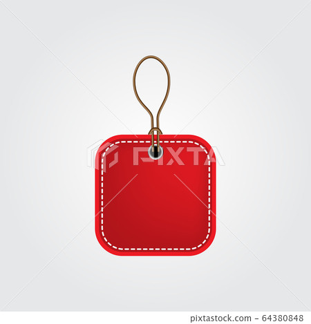 square realistic prize tag icon vector - Stock Illustration [64380848 ...