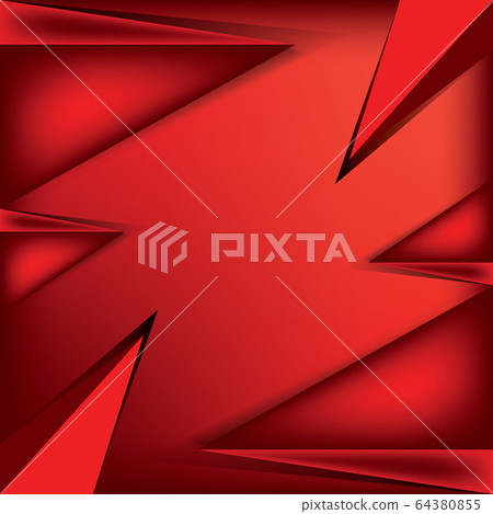 red geometric shape background vector illustration - Stock Illustration ...