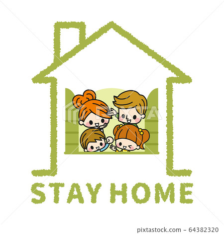 Stay home go out self-restraint - Stock Illustration [64382320] - PIXTA