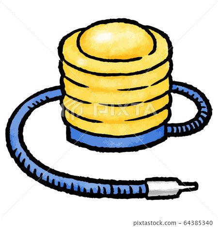 Air pump (inflator such as float) - Stock Illustration [64385340] - PIXTA