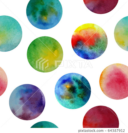 Seamless pattern. Watercolor vector abstract... - Stock Illustration ...