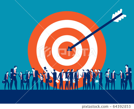Target customer business for marketing. People - Stock Illustration ...