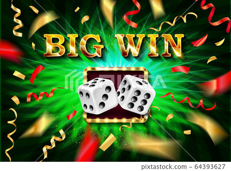 Big win congratulations frame - Stock Illustration [64393627] - PIXTA