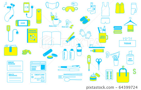 Hospital inventory list set illustration at... - Stock Illustration ...