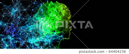 Side profile of colorful flame abstract woman - Stock Illustration ...