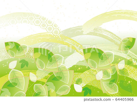 Green Japanese pattern image - Stock Illustration [64405966] - PIXTA