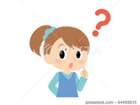 Women's facial expression doubt - Stock Illustration [64408635] - PIXTA