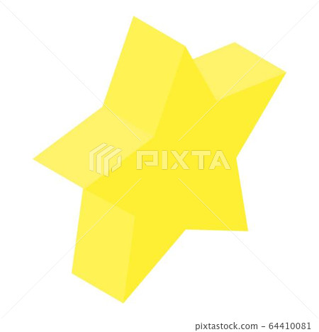Star icon, isometric style - Stock Illustration [64410081] - PIXTA