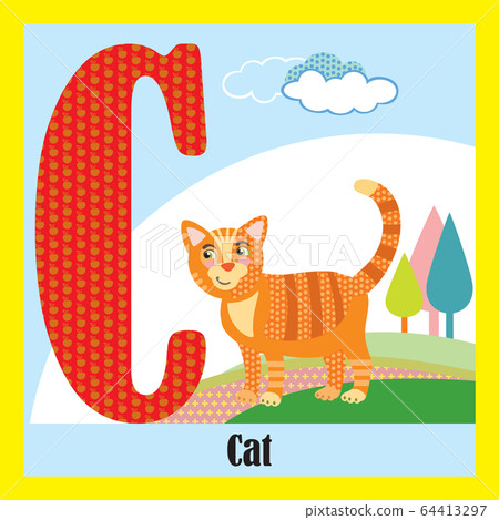 Animal alphabet letter C - Stock Illustration [64413297] - PIXTA
