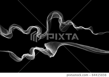 Abstract swirl white flame or Beautiful wavy... - Stock Illustration ...