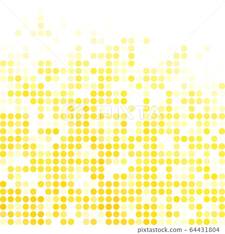 Yellow Random Dots Background, Creative Design - Stock Illustration ...