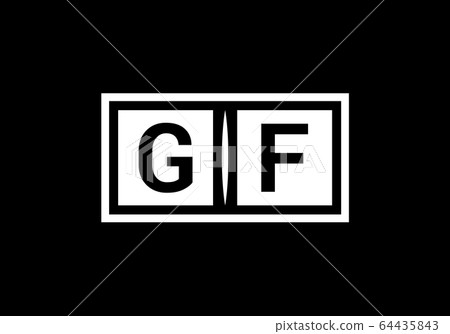 Initial Monogram Letter GF Logo Design Vector...-插圖素材 [64435843] - PIXTA圖庫