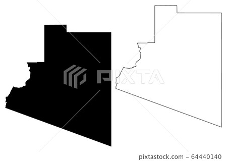 Yuma County, Arizona (U.S. county, United States - Stock Illustration ...