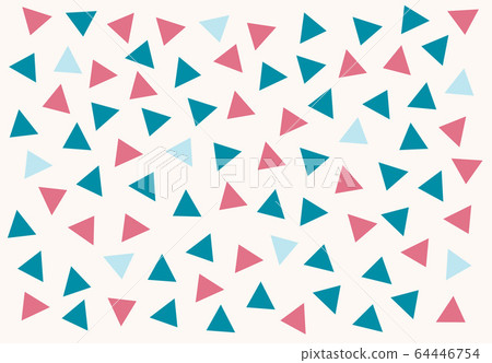 Triangle wallpaper background material 2 - Stock Illustration [64446754 ...