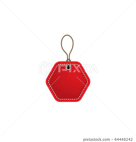 red blank prize tags label icon. Vector - Stock Illustration [64448242 ...