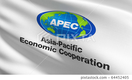 The flag of Asia Pacific Economic Cooperation or - Stock Illustration ...