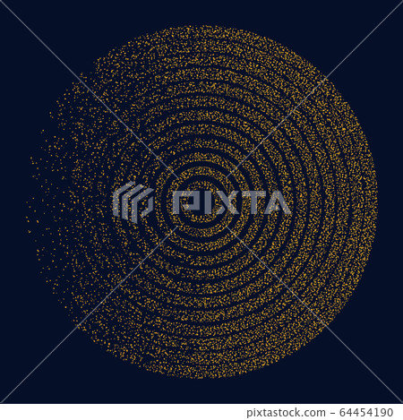 golden color halftone dotted circles with-插圖素材 [64454190] - PIXTA圖庫