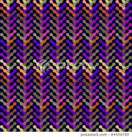 Seamless pattern with repeated shapes. - Stock Illustration [64458789 ...