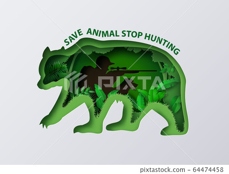 stop hunting - Stock Illustration [64474458] - PIXTA