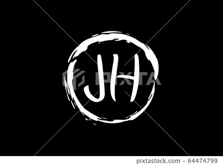 Initial Monogram Letter J H Logo Design Vector...-插圖素材 [64474799] - PIXTA圖庫