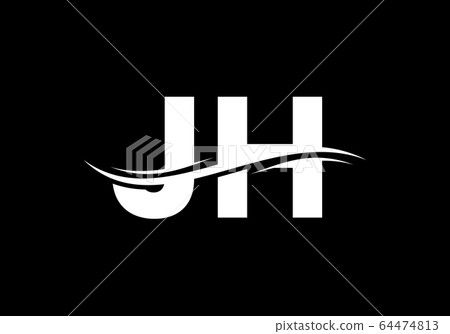 Initial Monogram Letter J H Logo Design Vector...-插圖素材 [64474813] - PIXTA圖庫