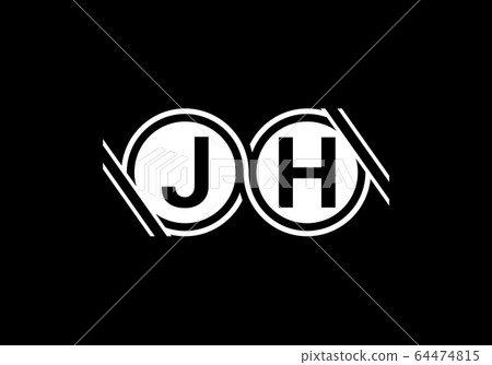 Initial Monogram Letter J H Logo Design Vector...-插圖素材 [64474815] - PIXTA圖庫